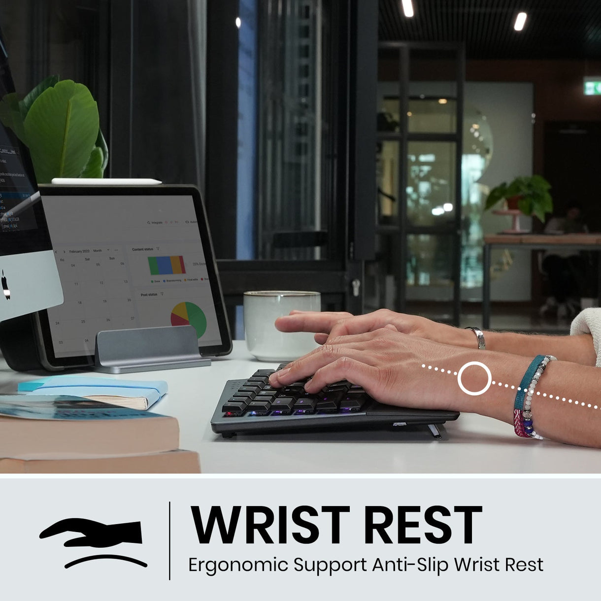 PERIBOARD-835 Wireless Ergo-Mechanical Keyboard – Perixx Europe